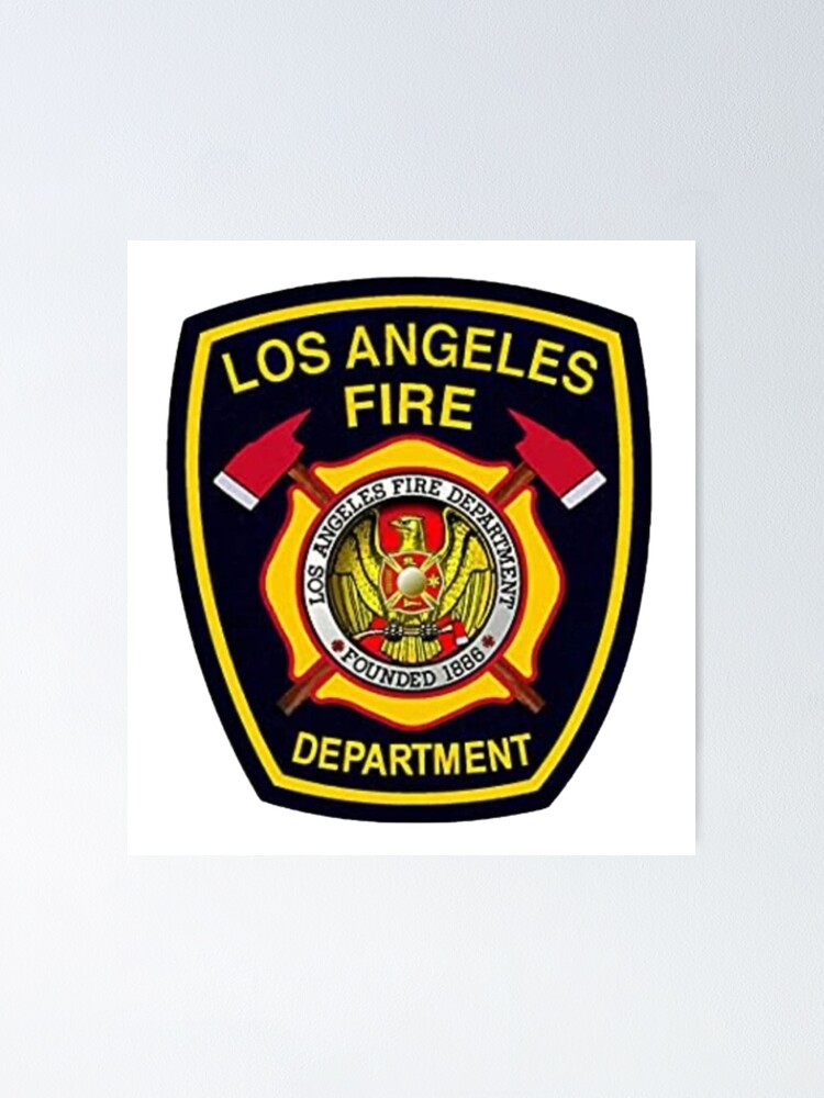 "LAFD logo" Poster for Sale by BigFella-005 | Redbubble