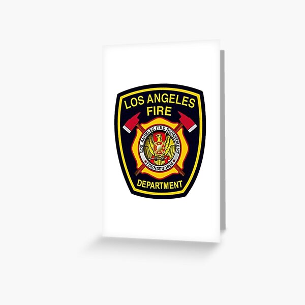 "LAFD logo" Greeting Card for Sale by BigFella-005 | Redbubble