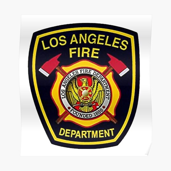 "LAFD logo" Poster for Sale by BigFella-005 | Redbubble