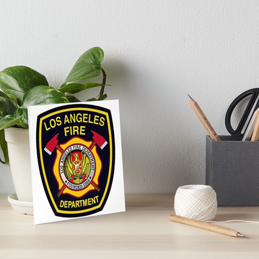 "LAFD logo" Art Board Print by BigFella-005 | Redbubble