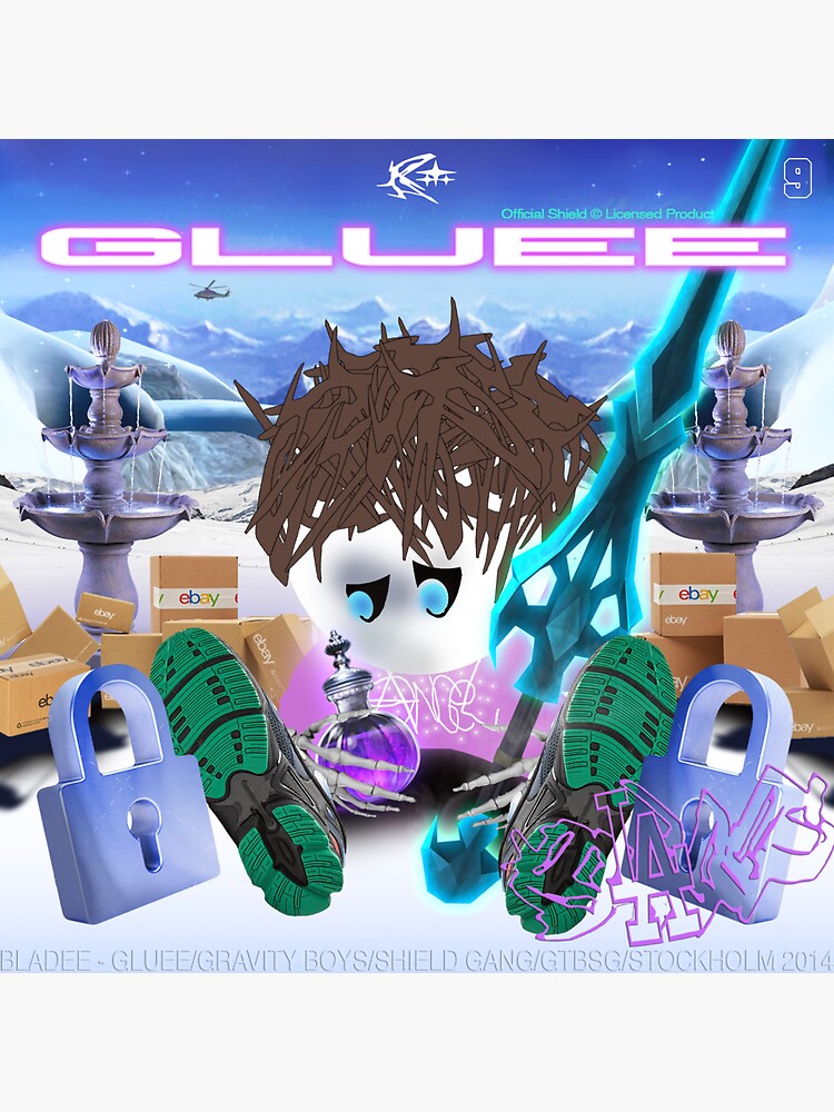 "Gluee alt cover" Sticker by EnzoHoff | Redbubble