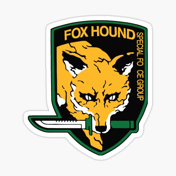 Foxhound Mgs Stickers | Redbubble