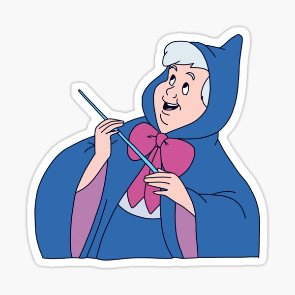 "Fairy Godmother" Sticker by EmmaDreamer | Redbubble