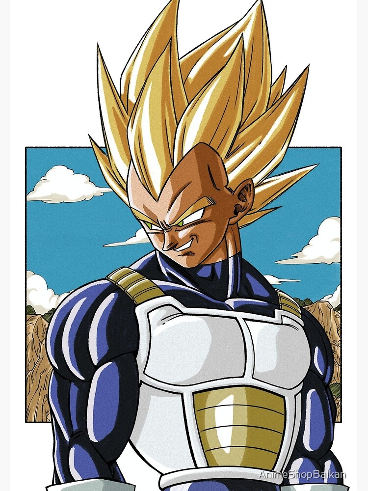 "Dragon Ball Z Warrior Vegeta" Poster for Sale by AnimeShopBalkan ...