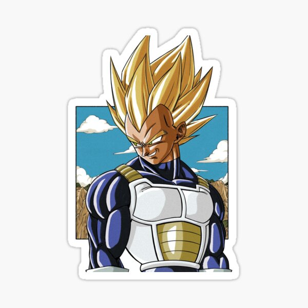 "Dragon Ball Z Warrior Vegeta" Sticker by AnimeShopBalkan | Redbubble