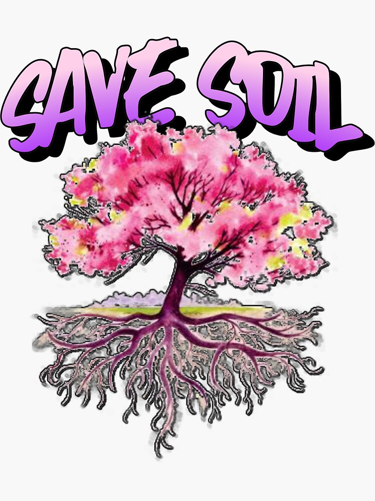 "Save Soil" Sticker by Soy-el-Soil | Redbubble