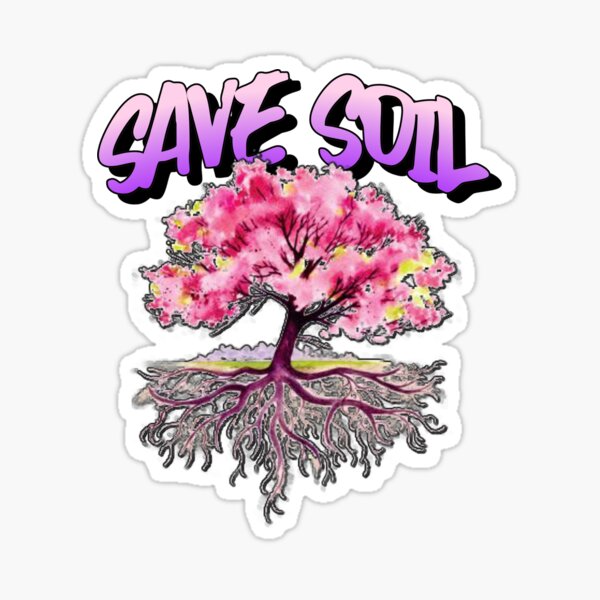 "Save Soil" Sticker by Soy-el-Soil | Redbubble