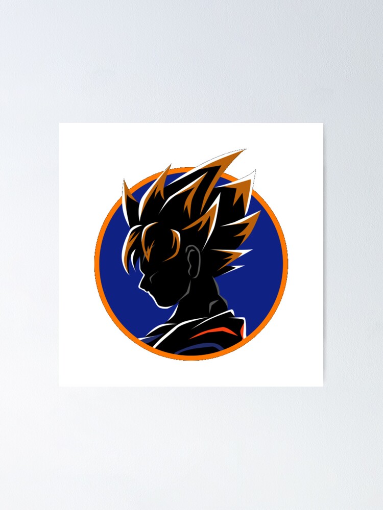 "Goku Supers Sayan form Logo" Poster by AnimeShopBalkan | Redbubble