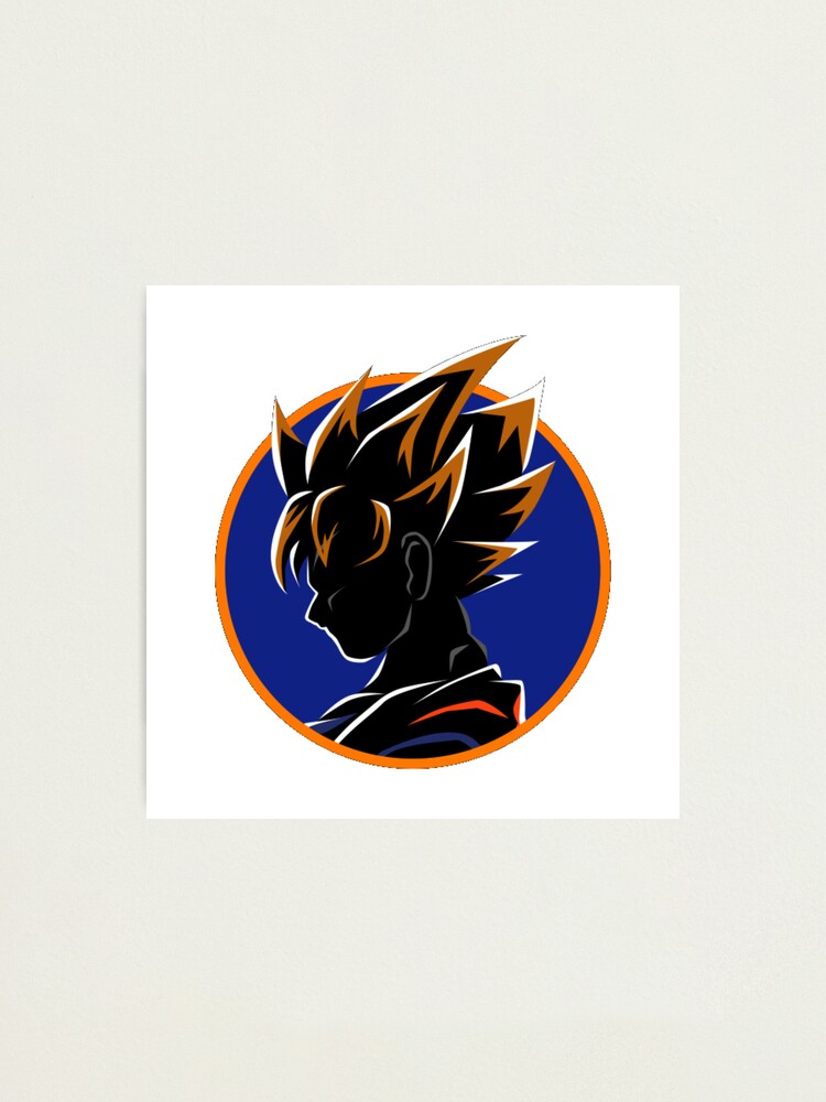 "Goku Supers Sayan form Logo" Photographic Print for Sale by ...