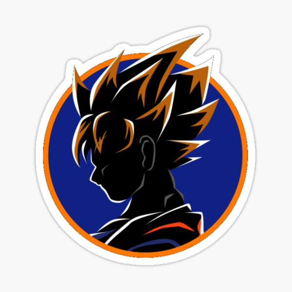 "Goku Supers Sayan form Logo" Sticker by AnimeShopBalkan | Redbubble