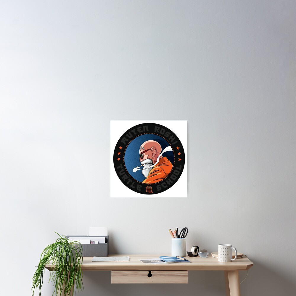 "Master Roshi Logo " Poster for Sale by AnimeShopBalkan | Redbubble