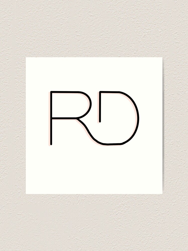 "R D Logo" Art Print for Sale by DLamb77 | Redbubble