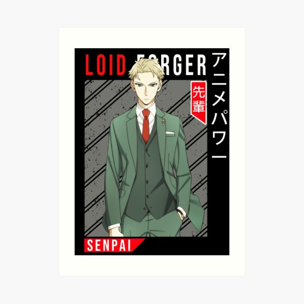 "Loid Spy x Family" Art Print for Sale by DemoralizeAnime | Redbubble