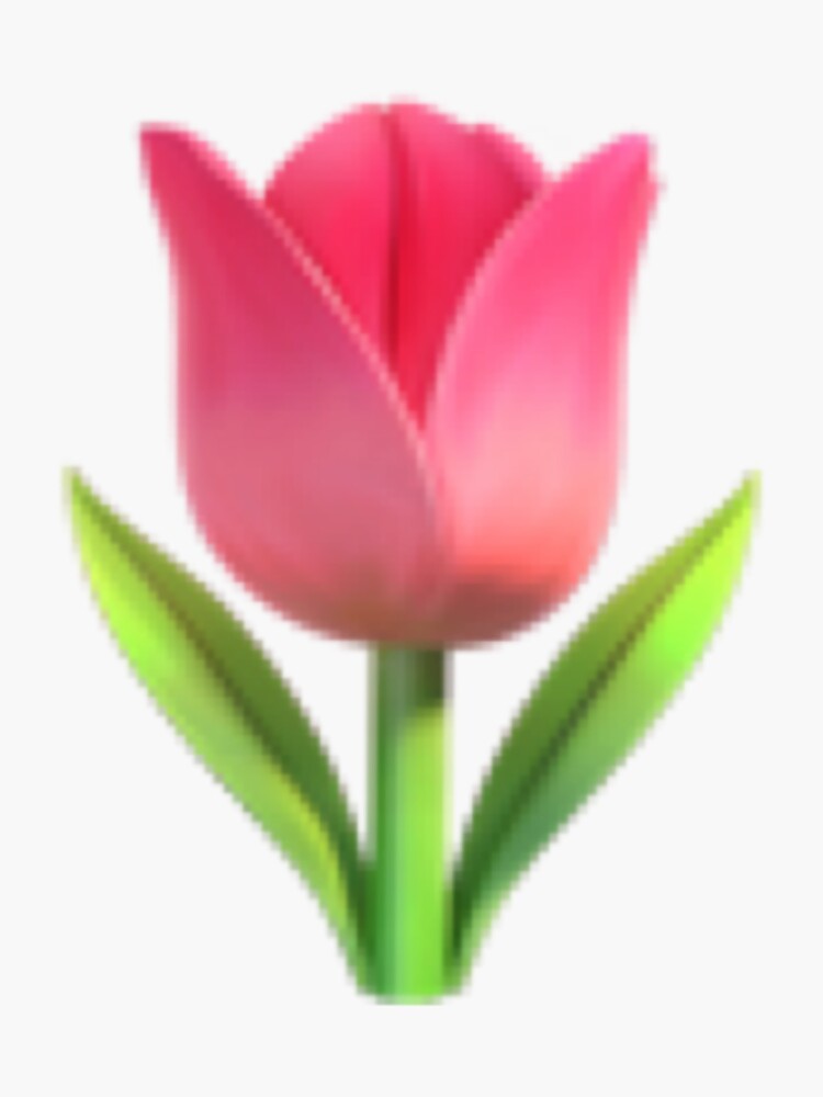 "Pink tulip sticker " Sticker by Artt-Thingss | Redbubble