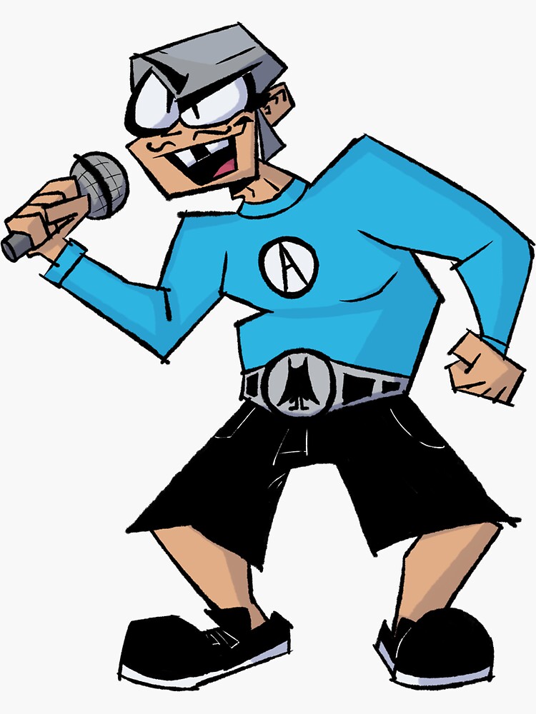 "The MC Bat Commander" Sticker by SourceJD | Redbubble