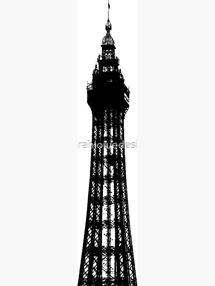 "Blackpool tower " Poster for Sale by sarahlowedesign | Redbubble