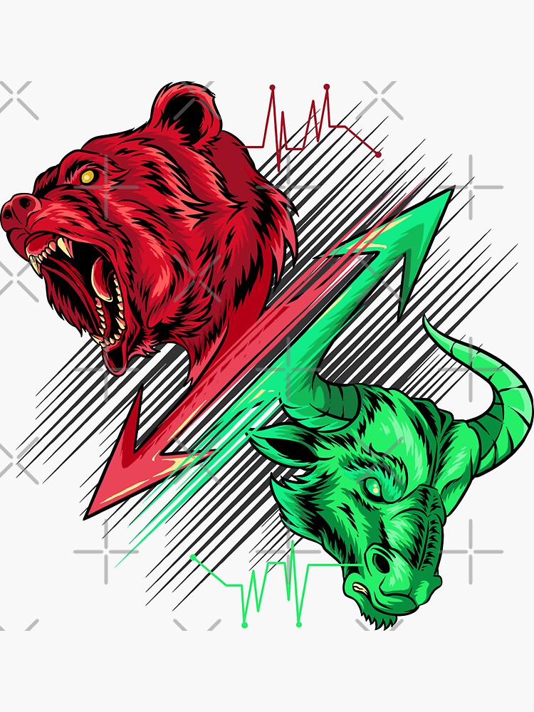 "Stock Market" Sticker for Sale by LazyHatter | Redbubble
