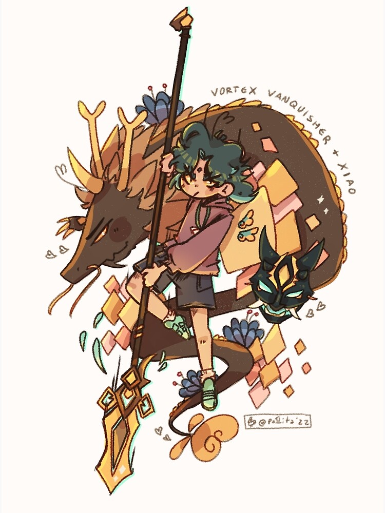 "xiao and vortex vanquisher" Poster for Sale by po11ita | Redbubble