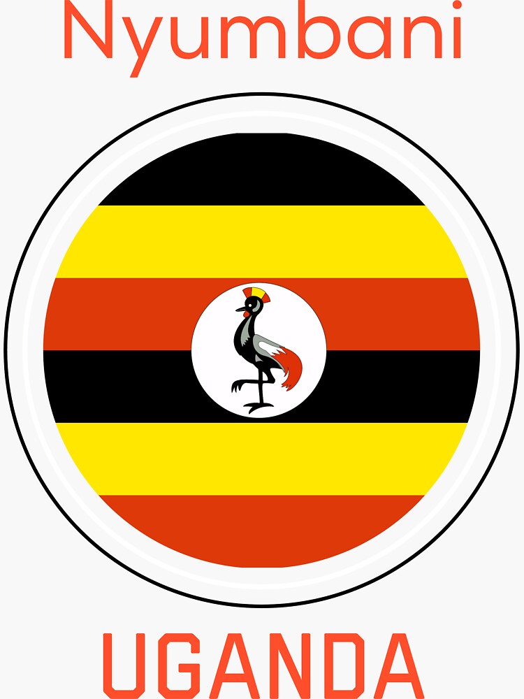 "Uganda Flag with Kampala" Sticker by YankSox | Redbubble