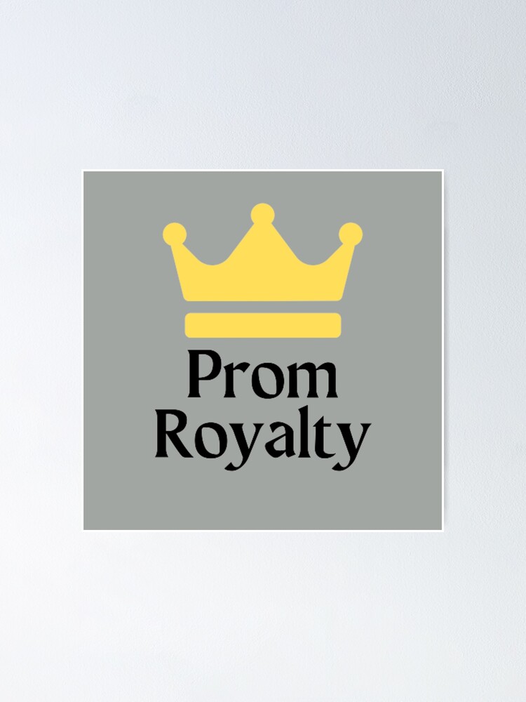 "Prom Royalty Crown" Poster for Sale by knightkid3 | Redbubble