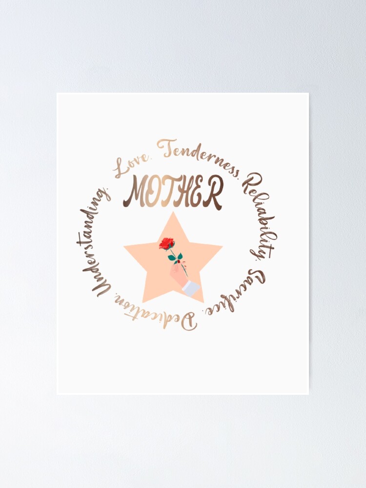 "Mother's Day Inspirational Motivational Words " Poster by EdyArte ...