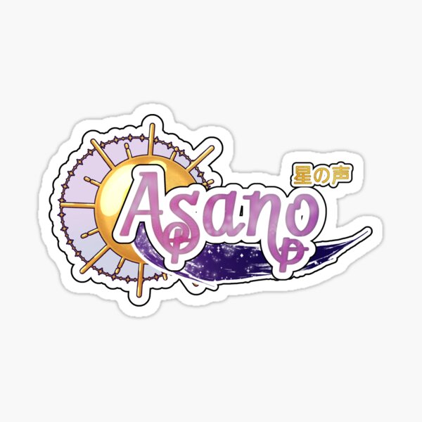 "Asano logo" Sticker by AsanoArts | Redbubble