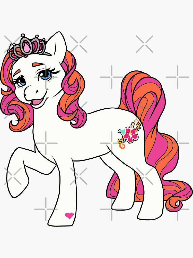 "MLP Aloha Pearl" Sticker by NorseWinds | Redbubble
