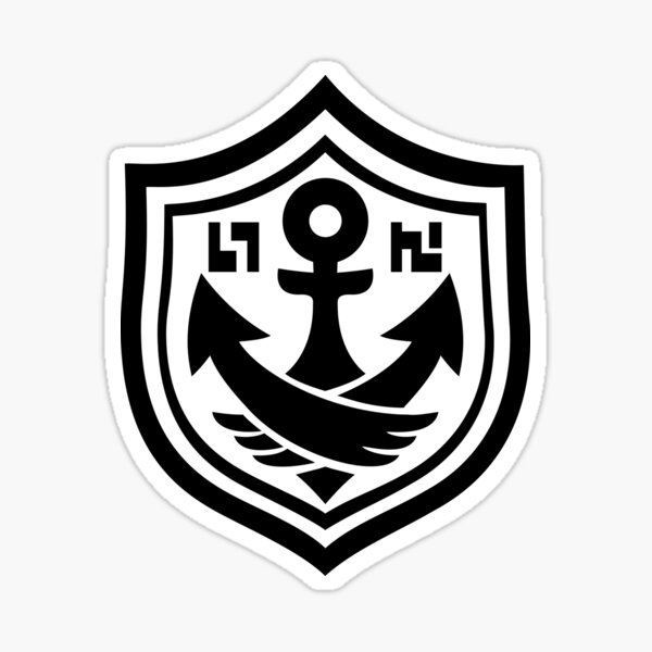 "SquidForce White Anchor Tee" Sticker for Sale by arizone | Redbubble
