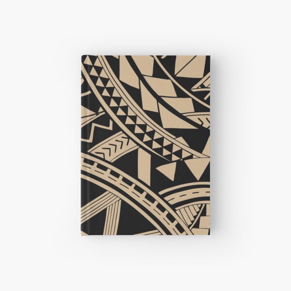 "Polynesian samoan tattoo black tan design" Journal for Sale by Ayelet ...