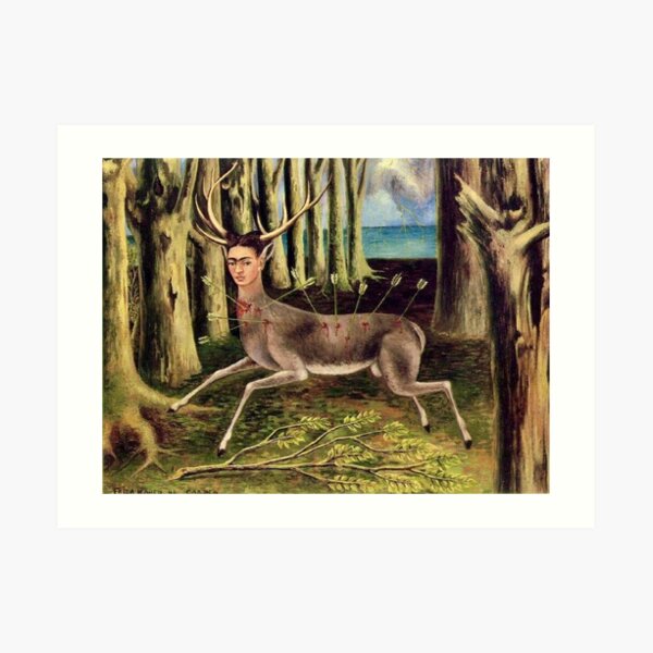 "The Wounded Deer by Frida Kahlo" Art Print for Sale by FridaBubble ...