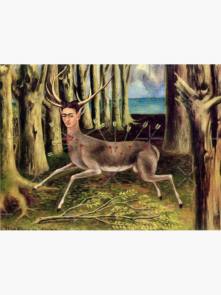 "The Wounded Deer by Frida Kahlo" Sticker by FridaBubble | Redbubble