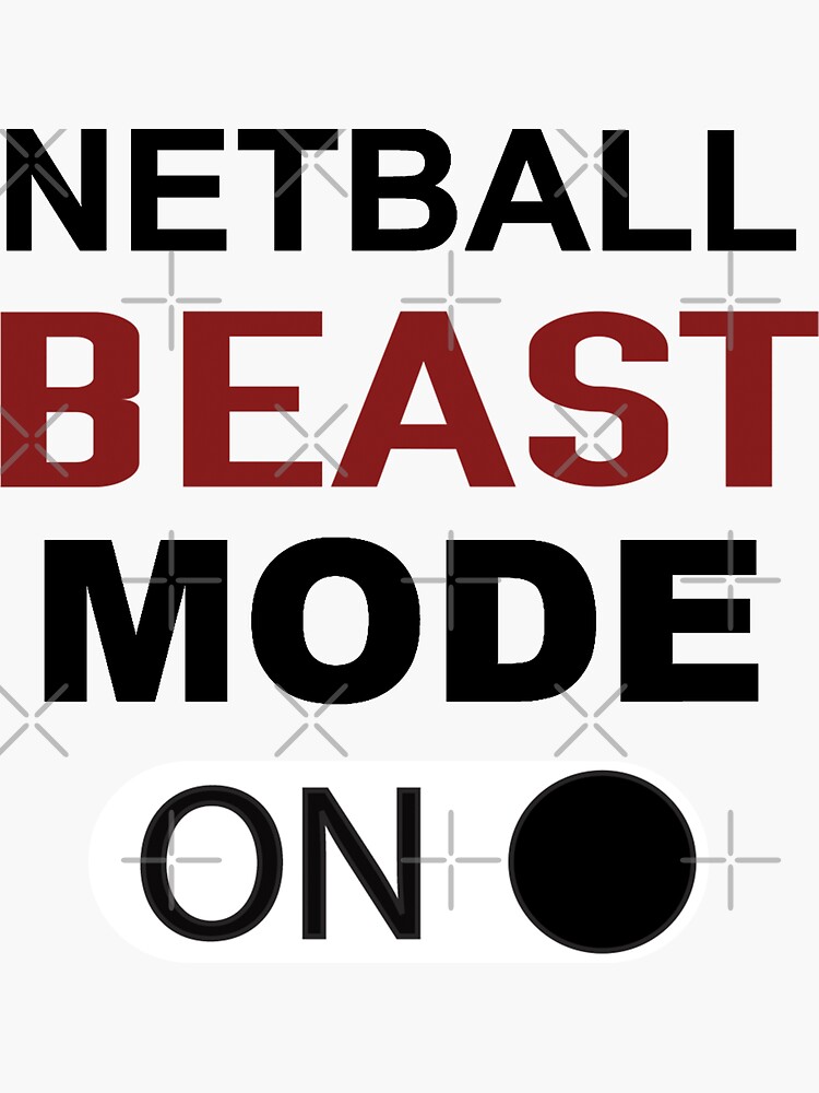 "Netball Beast Mode, Netball Quote, Netball Quote, Netball Design ...