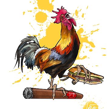 "Ybor City Rooster" Sticker for Sale by LaFreeISM | Redbubble