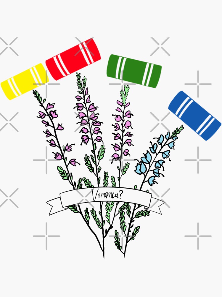 "Veronica!" Sticker by imsomethingelse | Redbubble