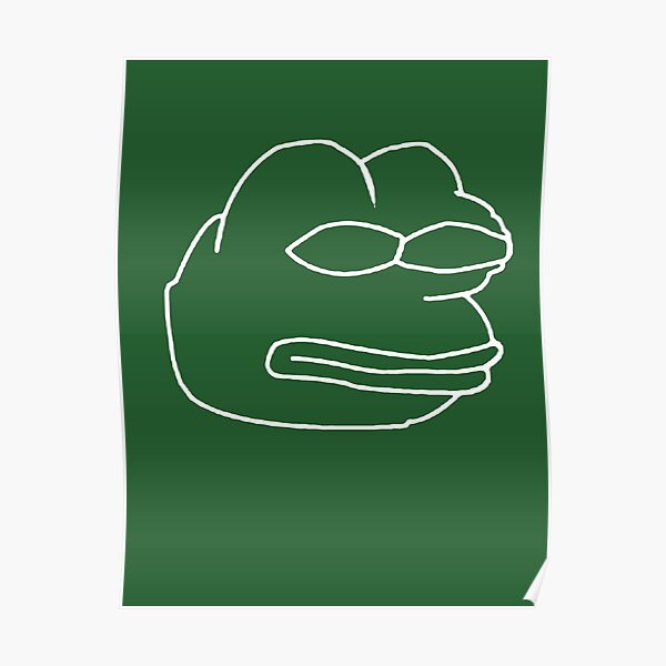 "Vector Pepe" Poster by QrebNovib | Redbubble