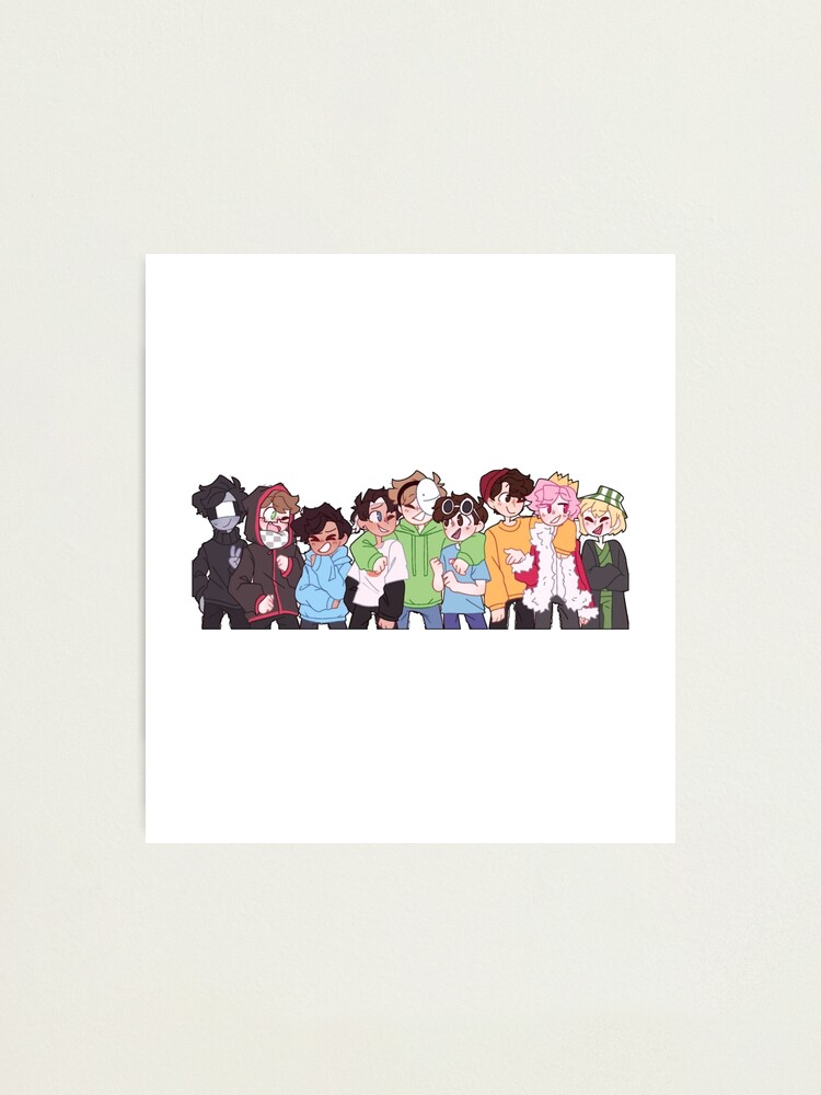 "dream smp all members ,dream team smp pack" Photographic Print by ...