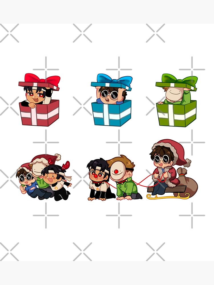 "dream smp all members ,dream team smp pack" Photographic Print for ...