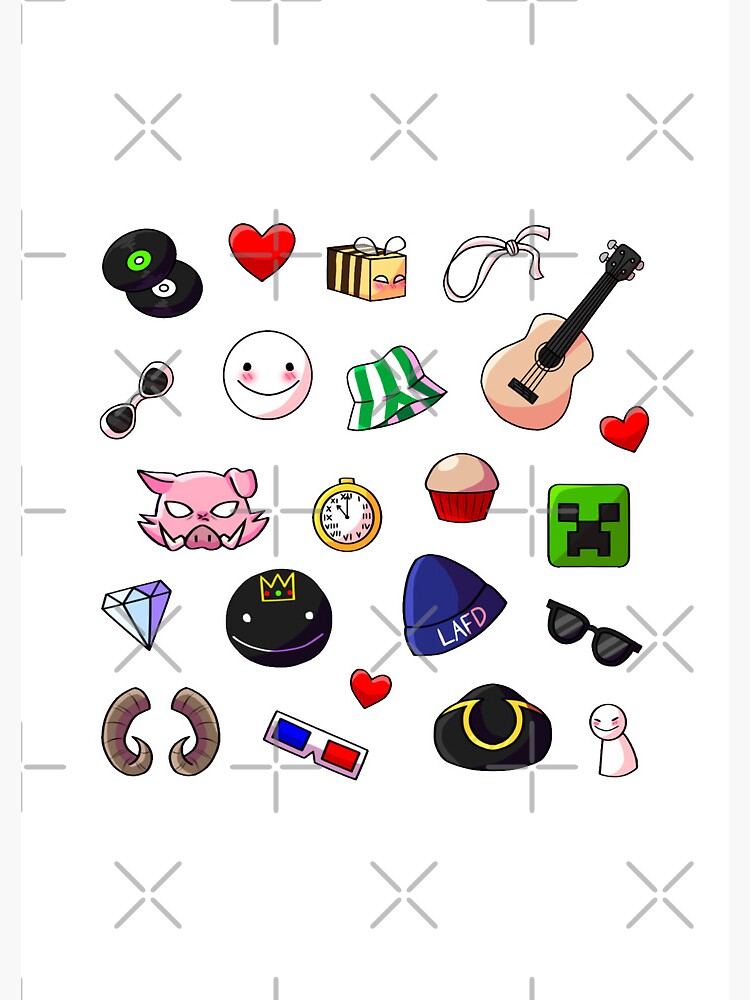 "dream smp all members ,dream team smp pack" Spiral Notebook by ...