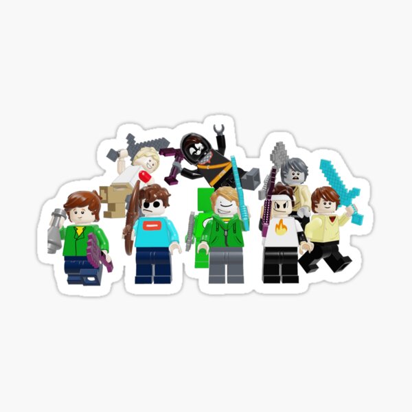 "dream smp all members ,dream team smp pack" Sticker by BERDOFRENZY ...