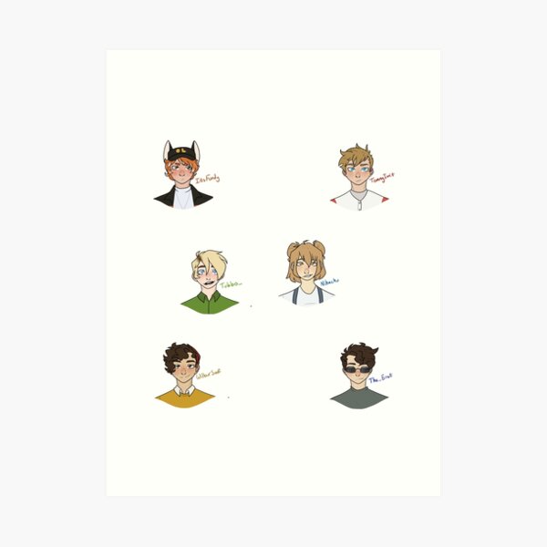 "dream smp all members ,dream team smp pack" Art Print for Sale by ...
