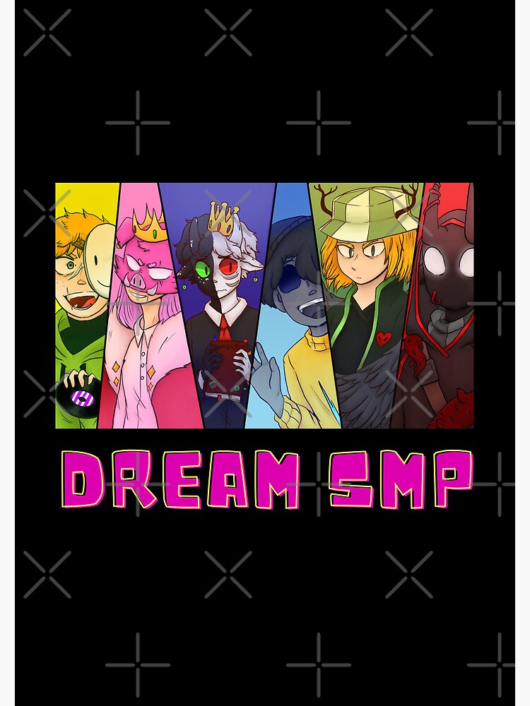 "dream smp all members ,dream team smp pack" Spiral Notebook by ...