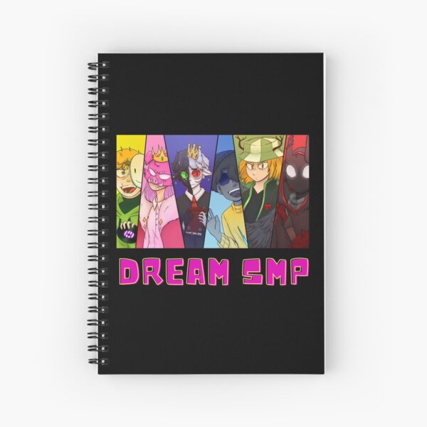 "dream smp all members ,dream team smp pack" Spiral Notebook by ...