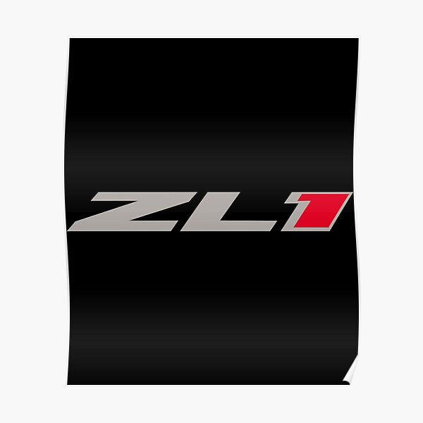 "CAMARO ZL1 EMBLEM" Poster for Sale by AlabaBenzen | Redbubble