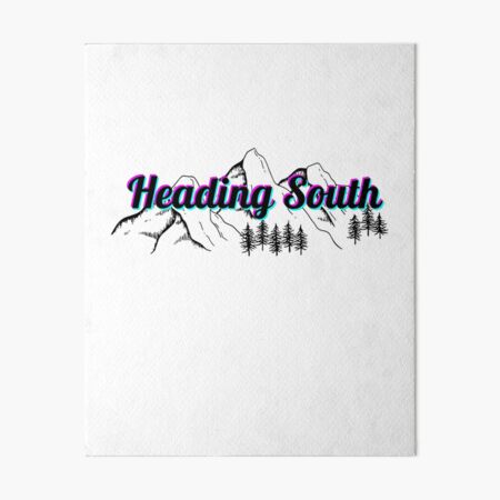 "Zach Bryan Heading South" Art Board Print by elkingo | Redbubble