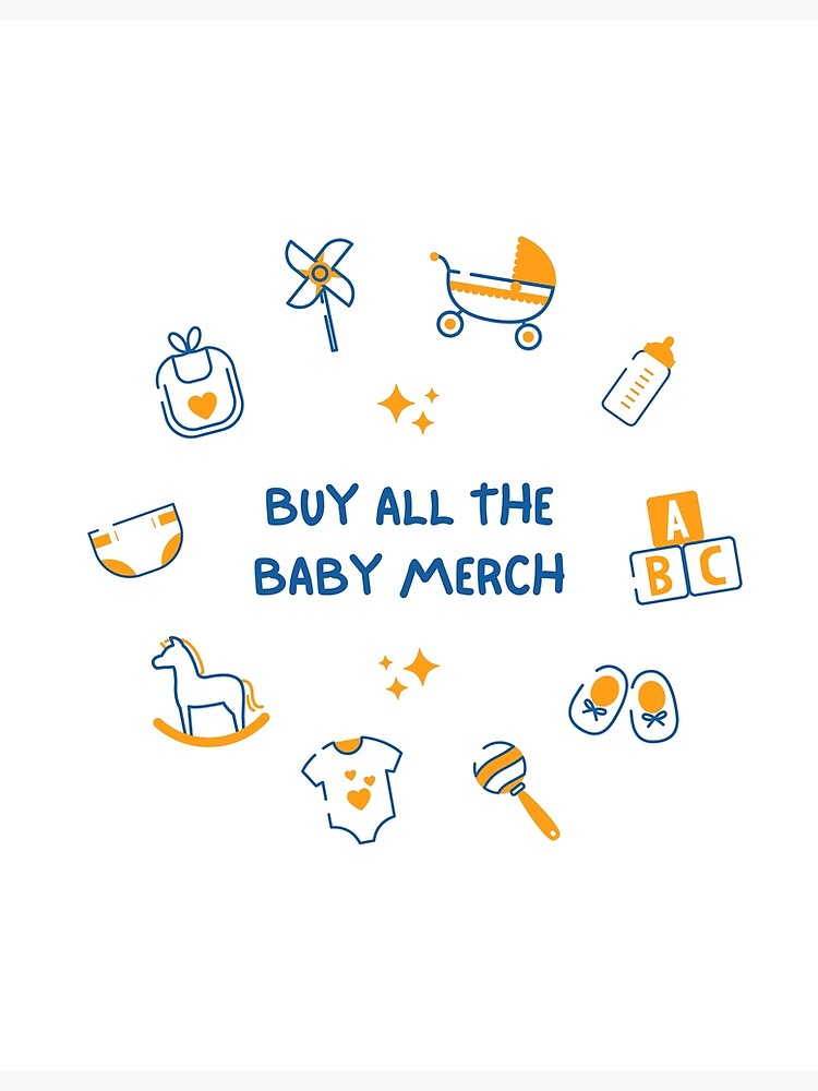 "Baby Merch" Poster for Sale by Magossa | Redbubble