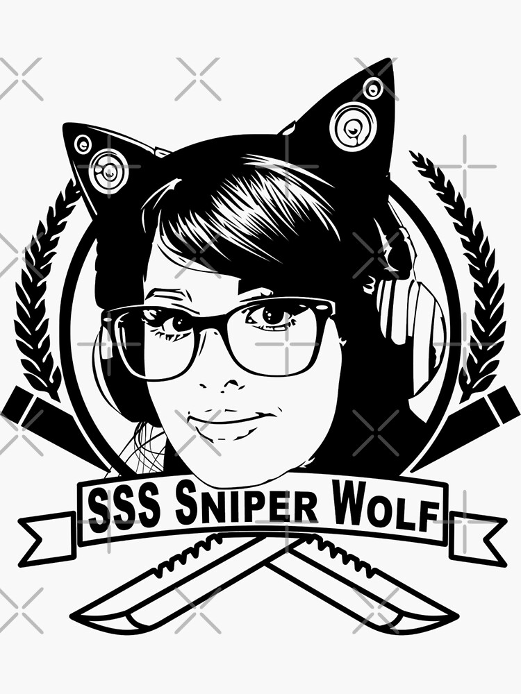 Pegatina «Sssniperwolf, Wolfpack, juegos lindos de Sssniperwolf, juegos ...
