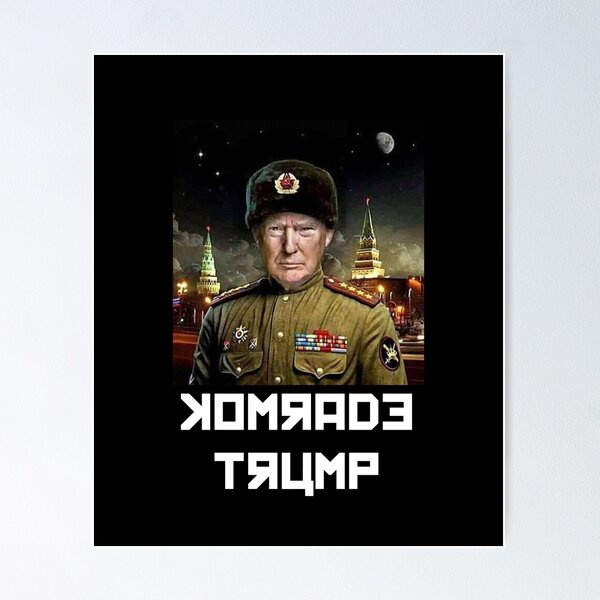 "Comrade Trump" Poster for Sale by ToyoTees | Redbubble