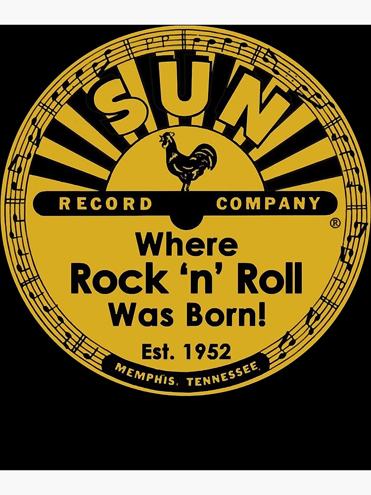 "Sun Records Logo Essential" Poster for Sale by LylliRichie | Redbubble