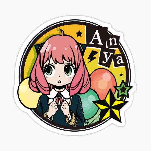 "spyxfamily anya forger" Sticker by TrashCanFanDom | Redbubble