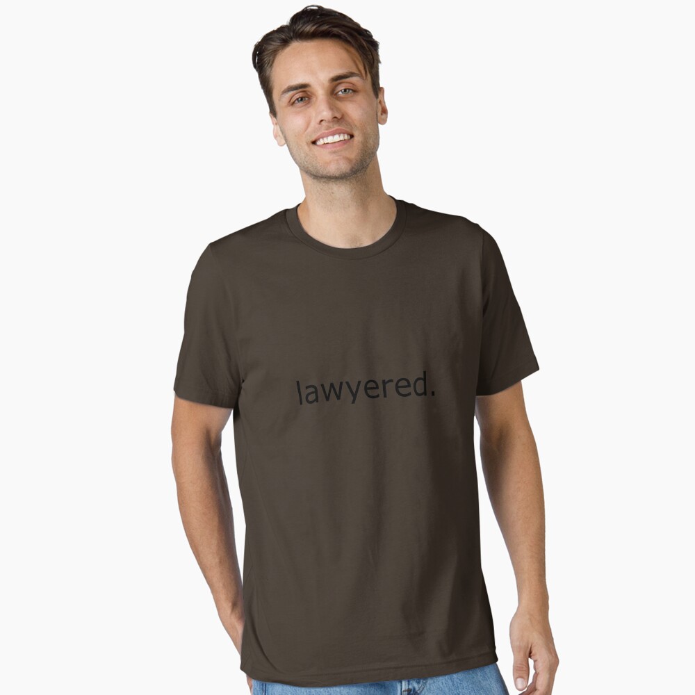 "Lawyered." Sticker for Sale by ScottKoeneman | Redbubble